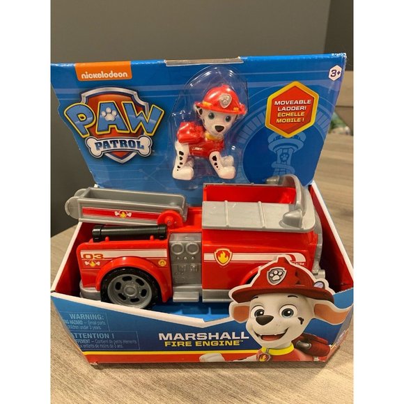 Toys | New Paw Patrol Marshall Fire Engine Dalmatian Dog Aa | Poshmark